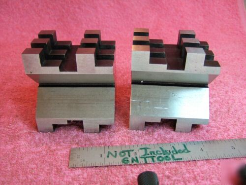 Brown&sharpe 750 b matched pair v-blocks hardened mint